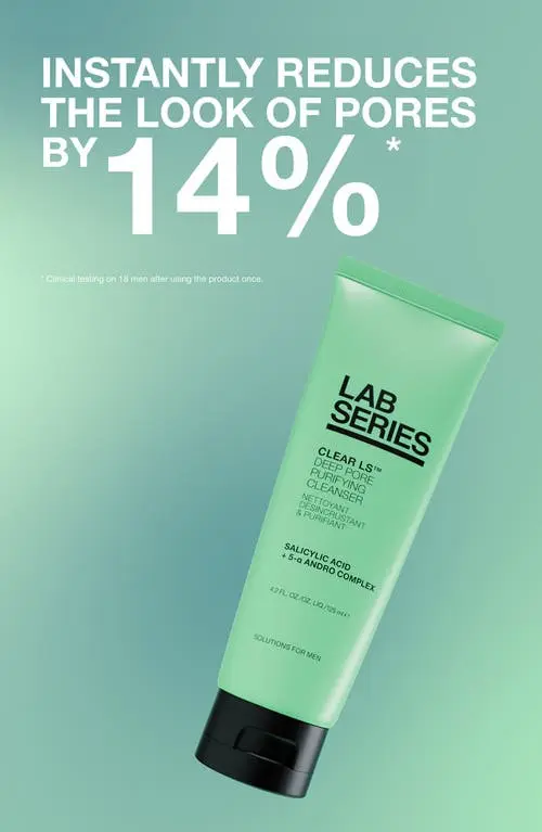 LAB SERIES Clear Ls Deep Pore Purifying Gel Face Wash With Salicylic Acid