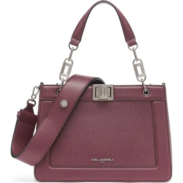 Karl Lagerfeld Paris Ivette Satchel - Raisin