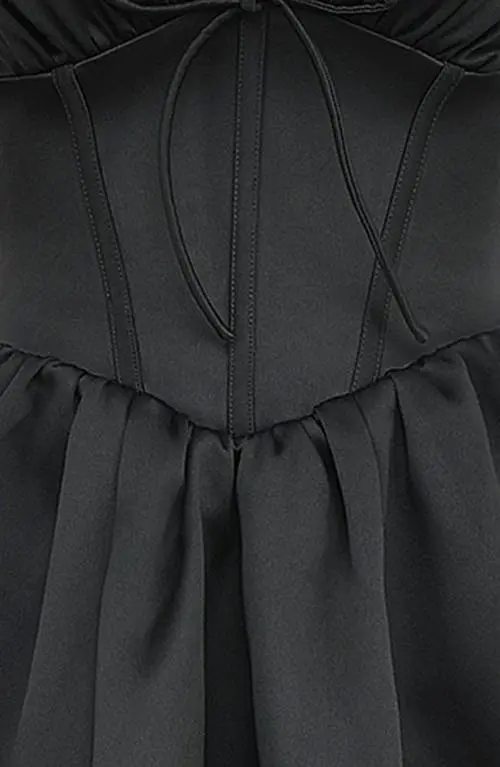 House Of Cb Emmeliette Corset Mini Dress - Black