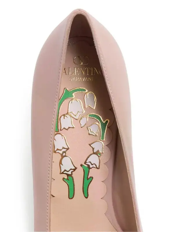 Valentino Garavani Kidskin Bow Pumps - Pink