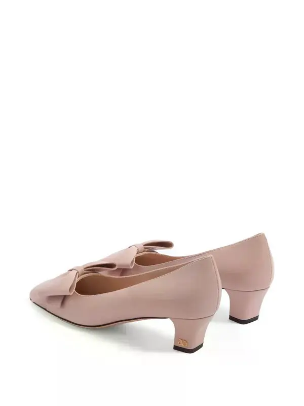 Valentino Garavani Kidskin Bow Pumps - Pink