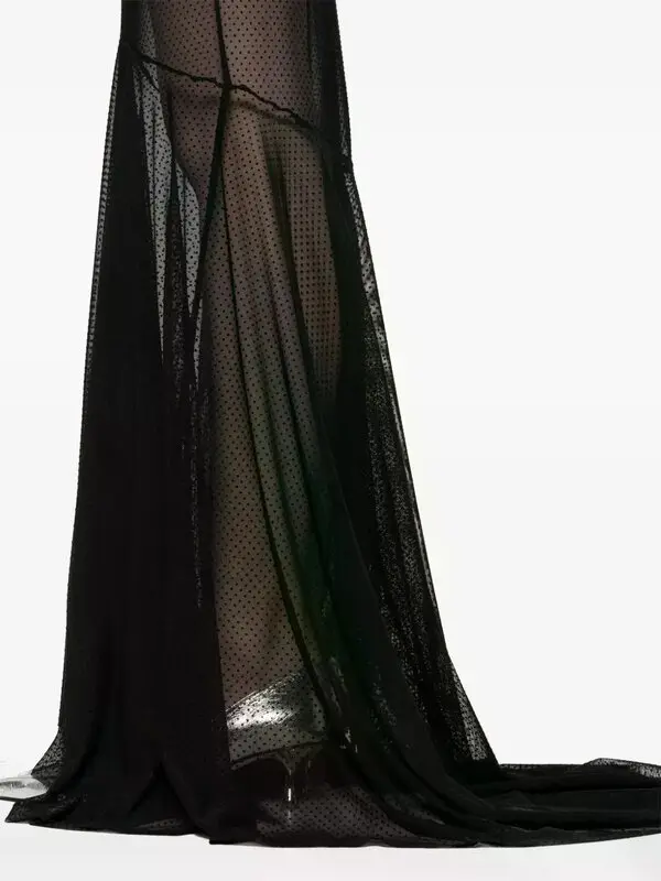 ATU BODY COUTURE Point D'esprit Maxi Dress