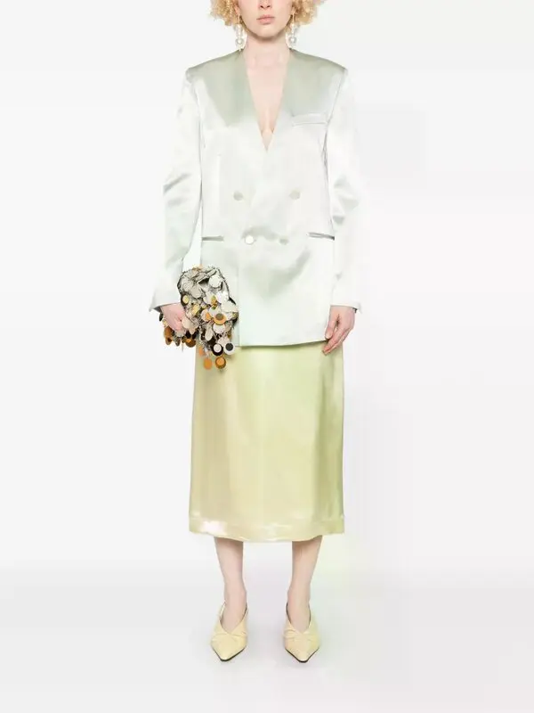 Philosophy Di Lorenzo Serafini Satined Blazer - Green