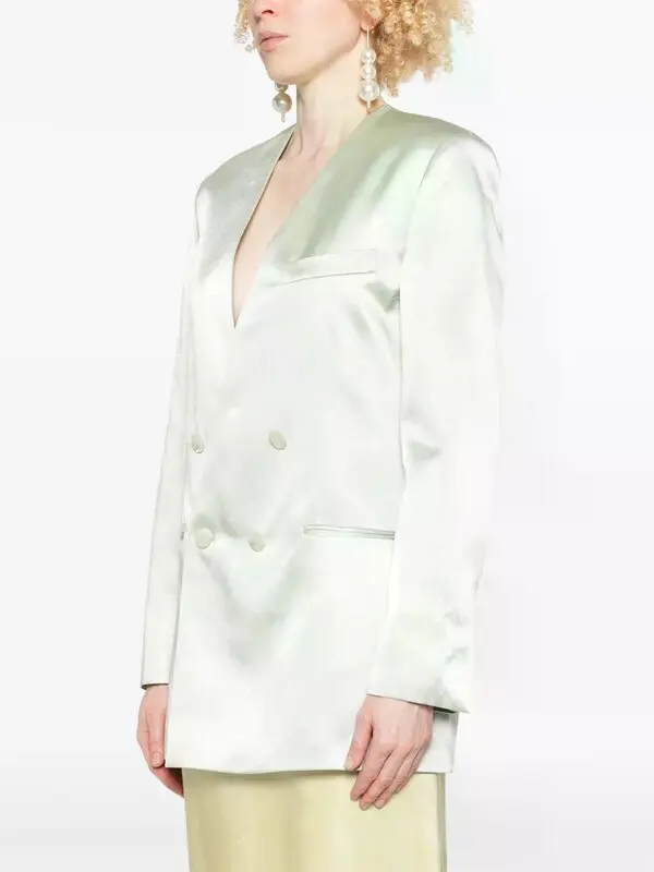 Philosophy Di Lorenzo Serafini Satined Blazer - Green