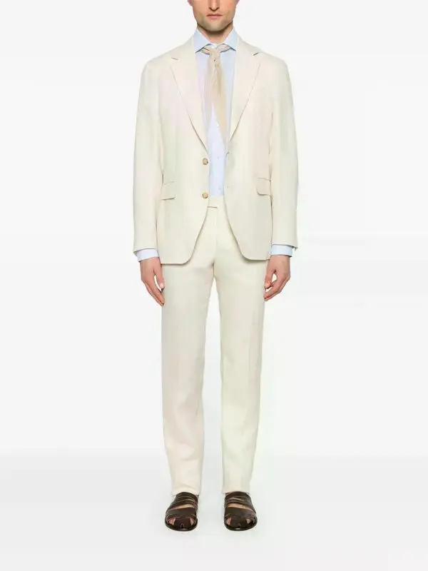 BARBA NAPOLI Linen Shirt - Blue