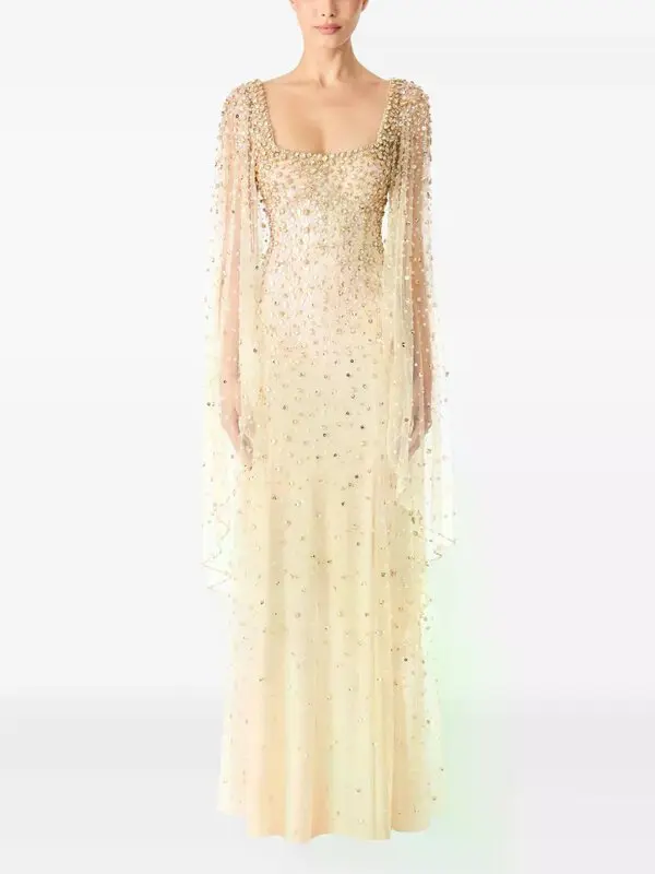 Jenny Packham Angel Wing Dress - Neutrals
