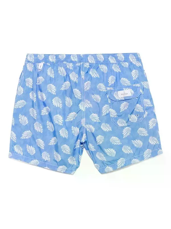 BARBA NAPOLI Printed Swim Shorts