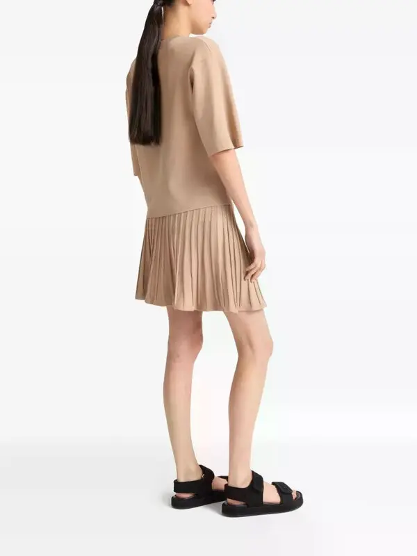 YVES SALOMON Mini Pleated Skirt