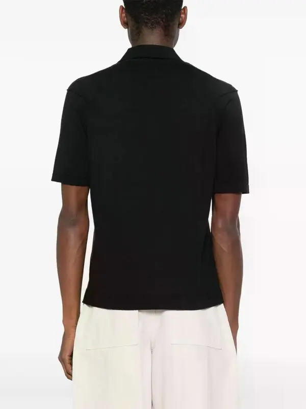 C.P. COMPANY Logo-patch Polo Shirt