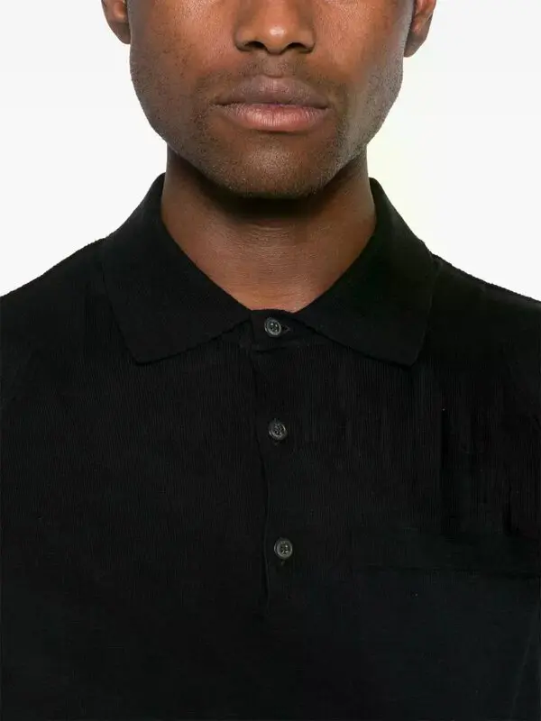 C.P. COMPANY Logo-patch Polo Shirt