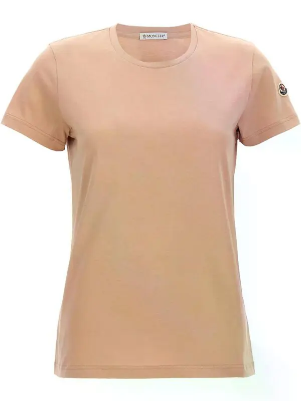 Moncler Cotton T-shirt - Neutrals