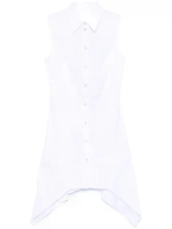 Helmut Lang Bustier-detail Mini Dress - White