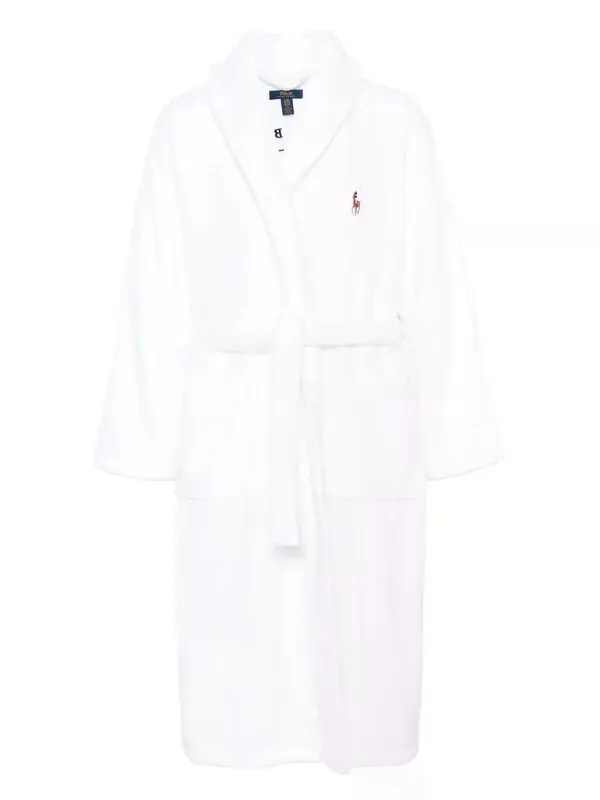 Polo Ralph Lauren Polo Pony-embroidered Robe - White