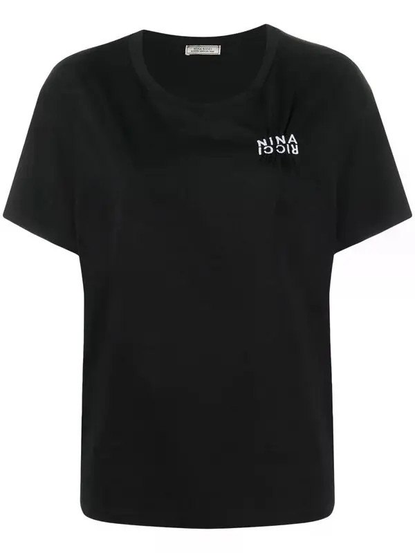 Nina Ricci Embroidered Logo T-shirt