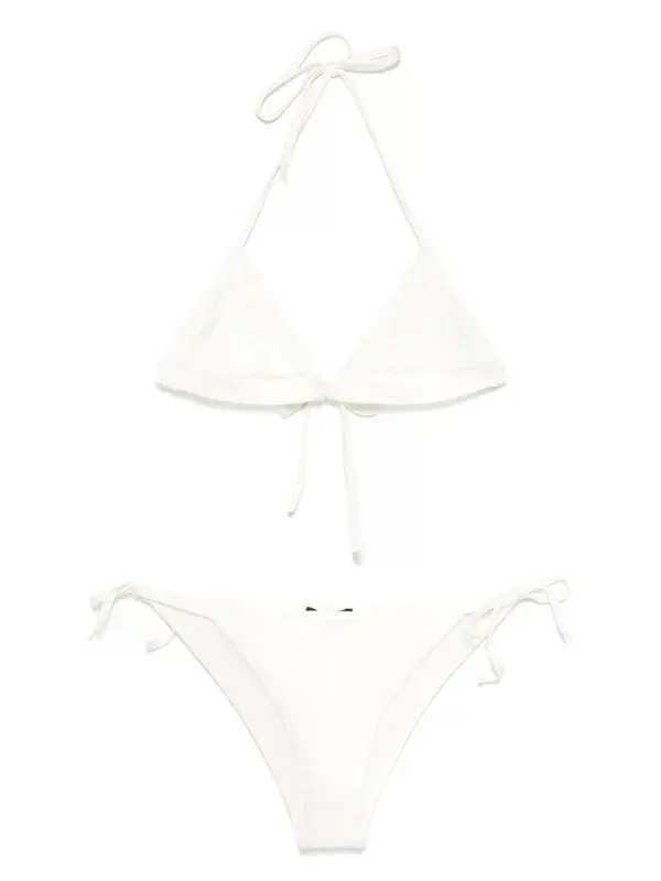 Balmain Logo-print Bikini - White