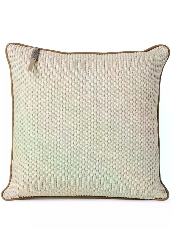 Brunello Cucinelli Techno Raffia Cushion