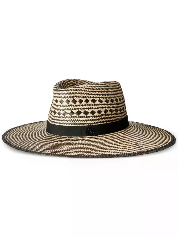 MAISON MICHEL Charles Fedora Hat - Neutrals
