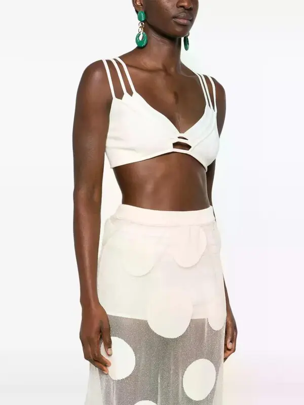 Viktor & Rolf Layered Cropped Top - White