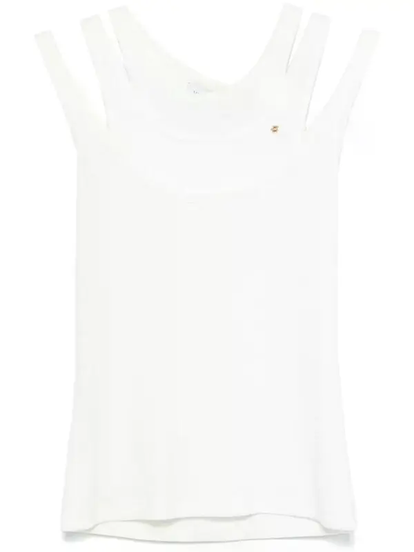 Viktor & Rolf Layered Tank Top - White