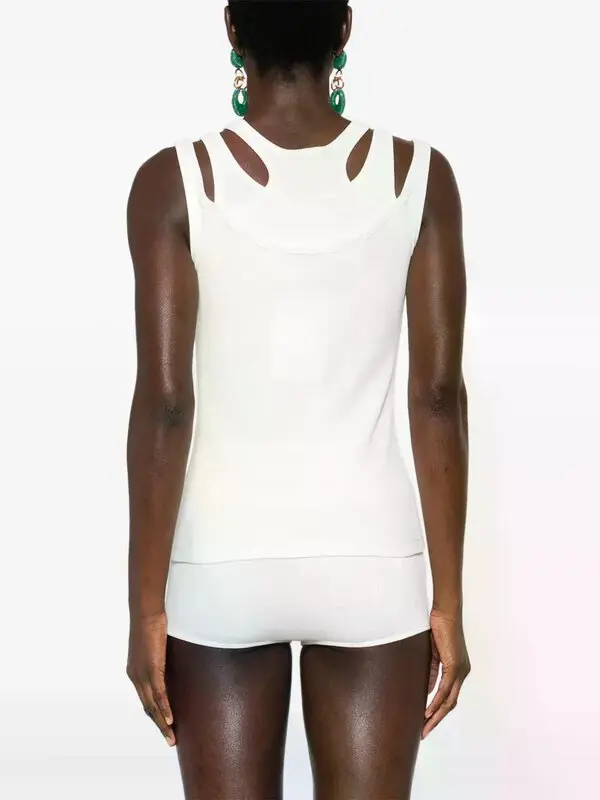 Viktor & Rolf Layered Tank Top - White