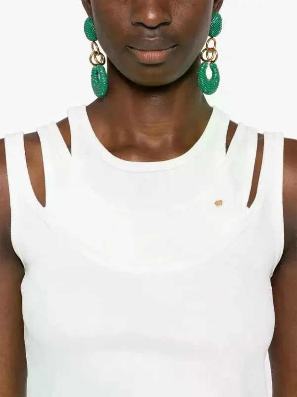 Viktor & Rolf Layered Tank Top - White