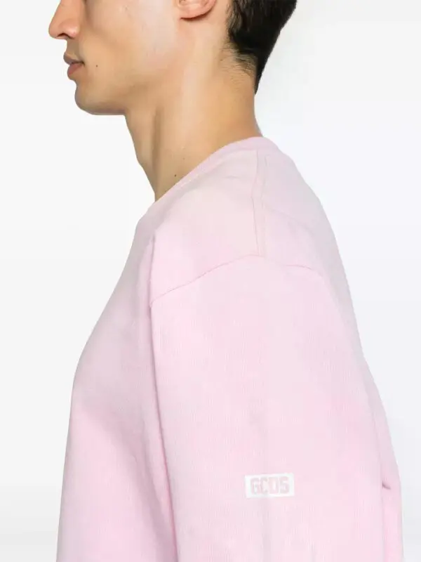 Gcds Essentials Crewneck Sweatshirt - Pink