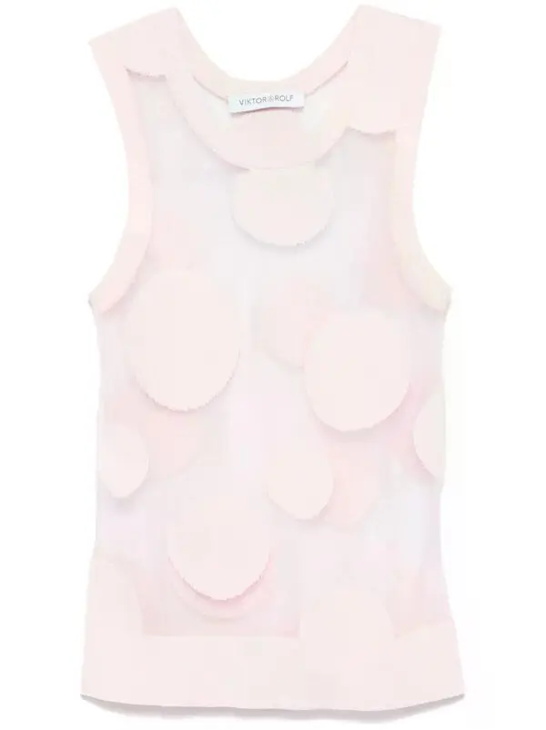 Viktor & Rolf Polka-dot Tank Top - Pink