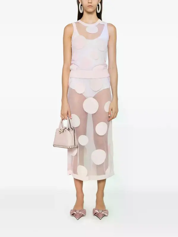 Viktor & Rolf Polka-dot Tank Top - Pink