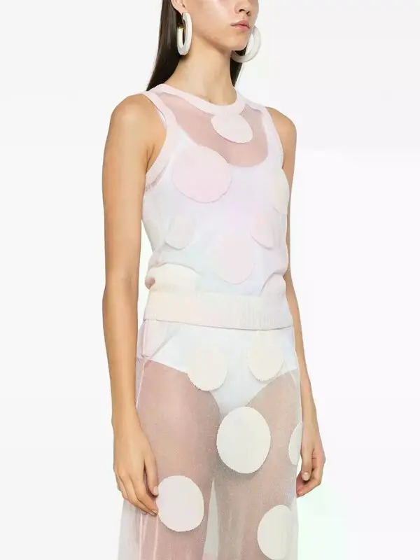 Viktor & Rolf Polka-dot Tank Top - Pink