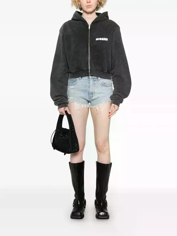 MISBHV Community Cropped Hoodie