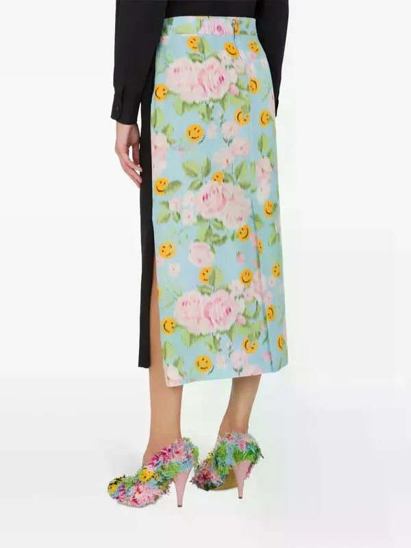 Moschino Panelled Midi Skirt