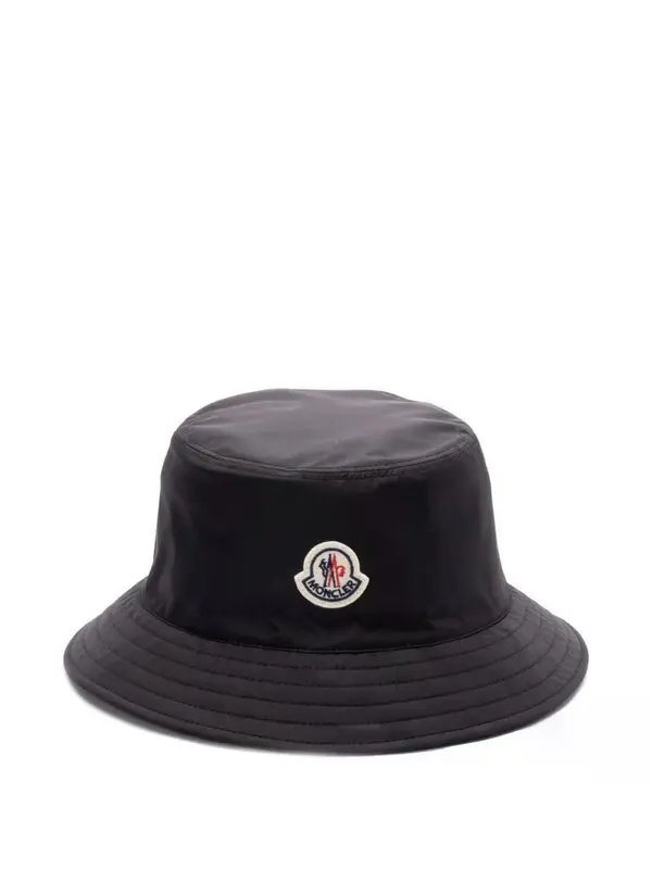 Moncler Logo Bucket Hat - Black