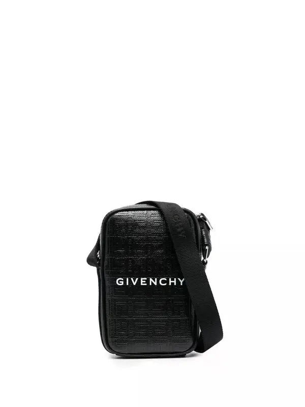 Givenchy Logo-embossed Messenger Bag - Black