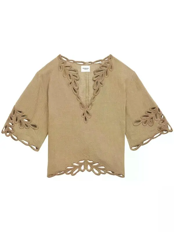 MARANT ETOILE Shana Blouse - Neutrals