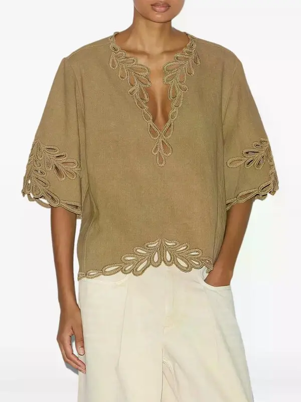 MARANT ETOILE Shana Blouse - Neutrals