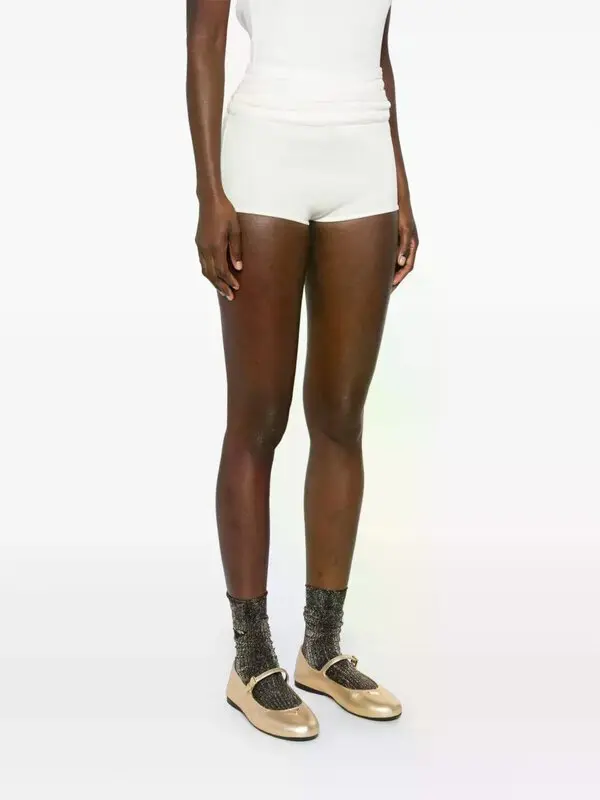 Viktor & Rolf Layered-effect Mini Shorts - White