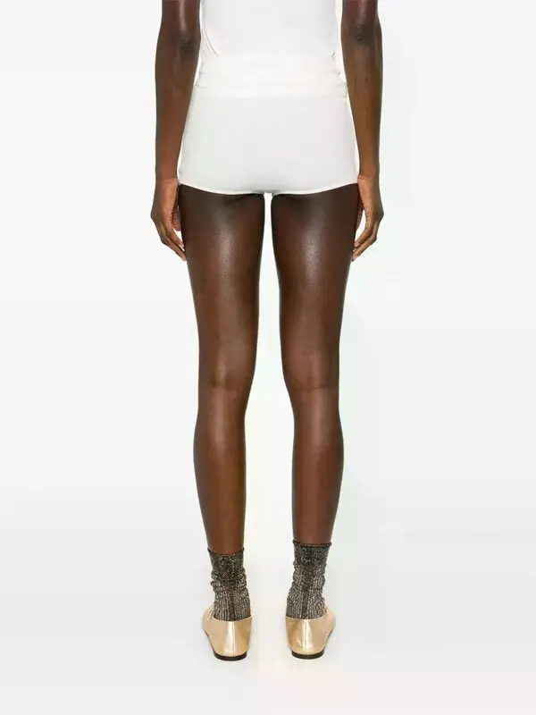 Viktor & Rolf Layered-effect Mini Shorts - White