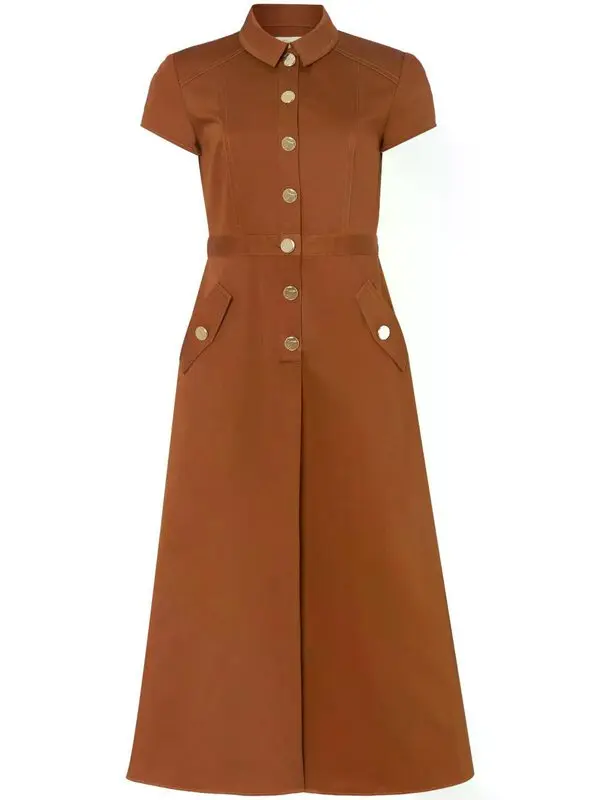 TEMPERLEY LONDON Castell Dress - Brown