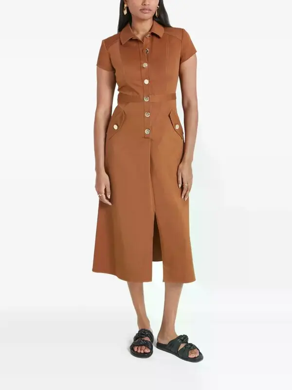 TEMPERLEY LONDON Castell Dress - Brown