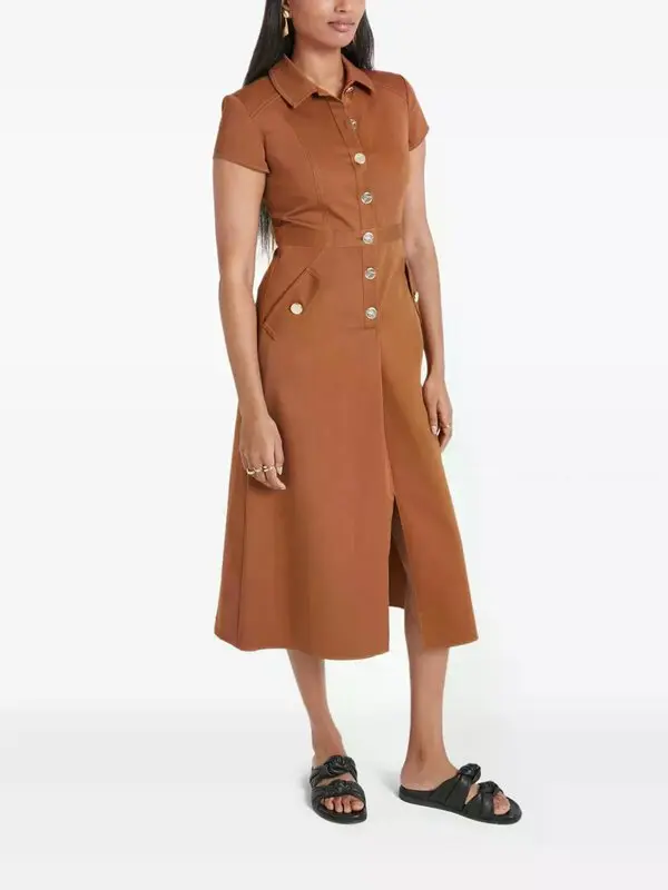 TEMPERLEY LONDON Castell Dress - Brown
