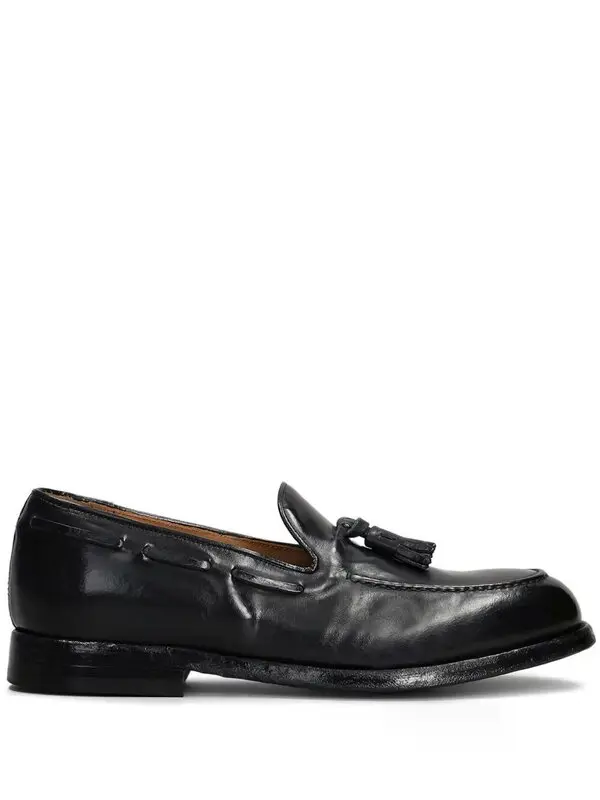 GREEN GEORGE Tassel Leather Loafers
