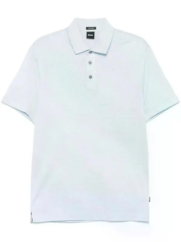 BOSS Mélange-effect Polo Shirt