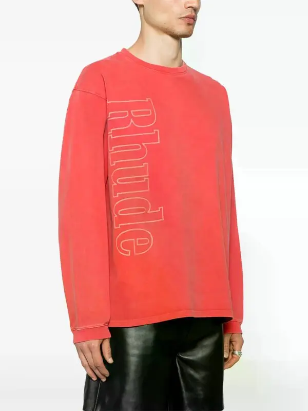 Rhude Logo Longsleeve Sweatshirt