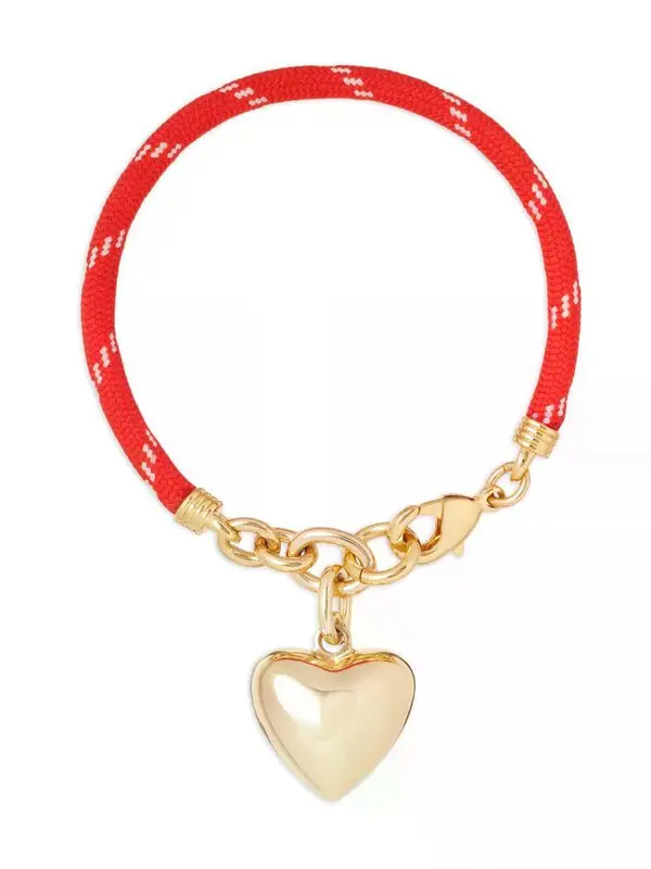 ROXANNE ASSOULIN Puffy Heart Cord Bracelet