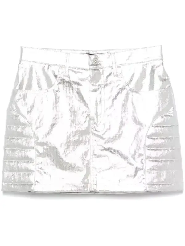 Junya Watanabe Metallic Mini Skirt
