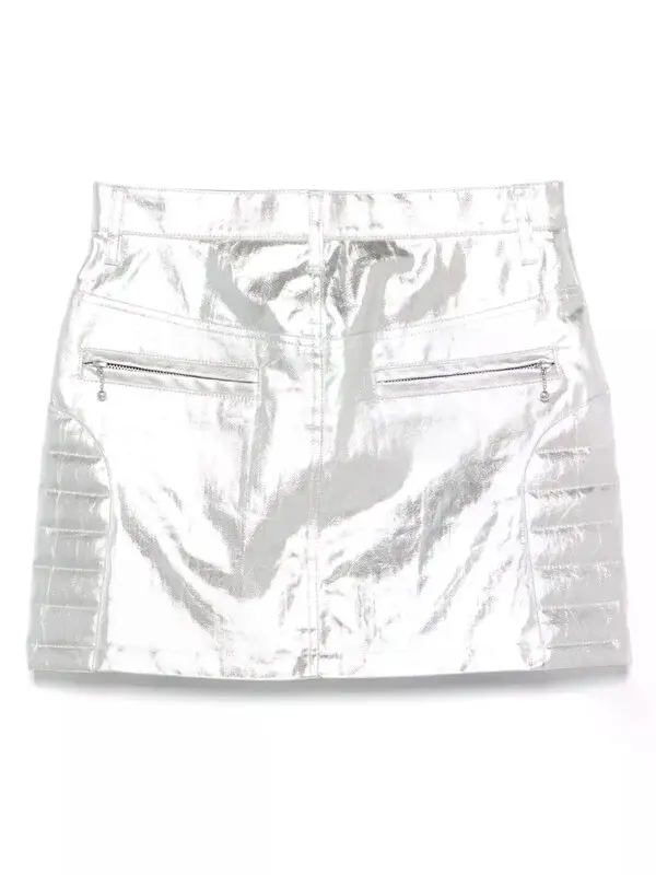 Junya Watanabe Metallic Mini Skirt