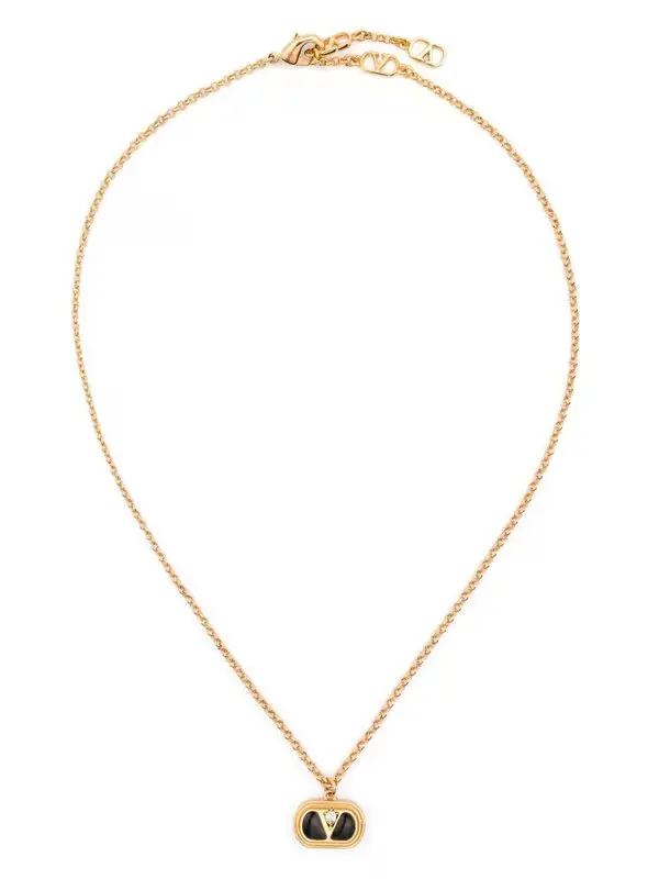 Valentino Garavani Vlogo Chain Necklace - Gold