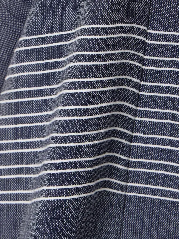 LEMLEM Terara Striped Cotton Jacket - Blue