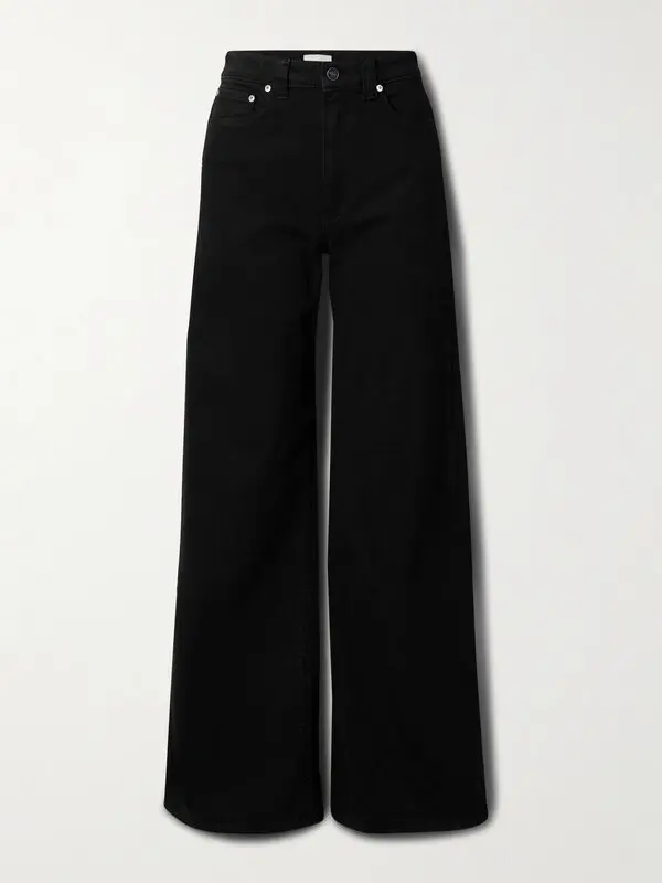 Khaite Dane High-rise Wide-leg Jeans