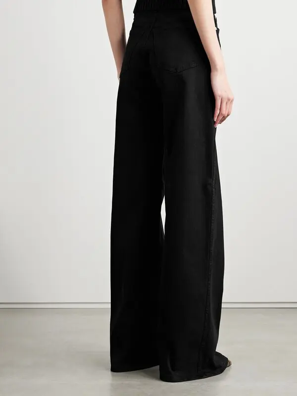 Khaite Dane High-rise Wide-leg Jeans